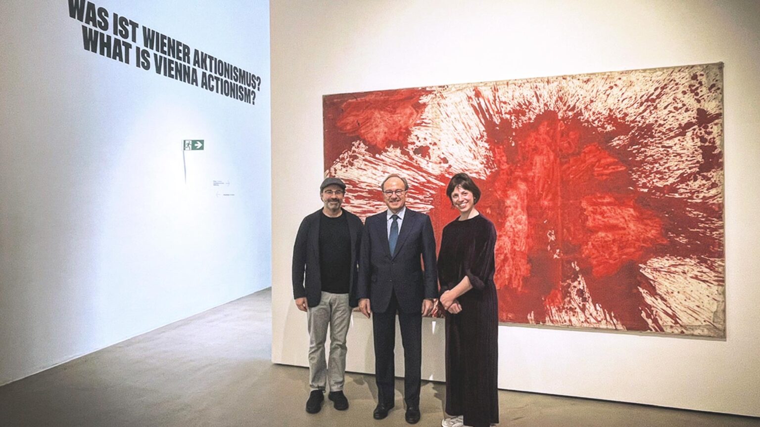 ITALIAN AMBASSADOR VISITS WAM – WAM-Wiener Aktionismus Museum
